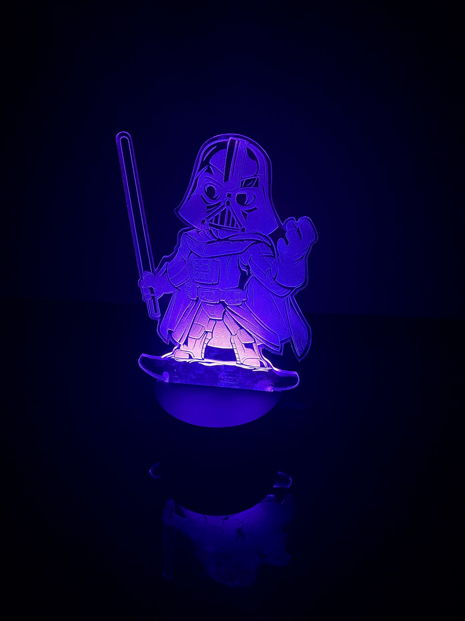 Darth Vader LED Night Light Lamp With Remote Control - Etsy
