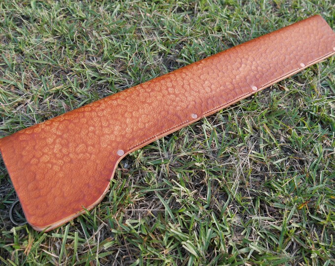 Leather Model 94 Lever Action Rifle Scabbard Hand Tooled Pebbled ...