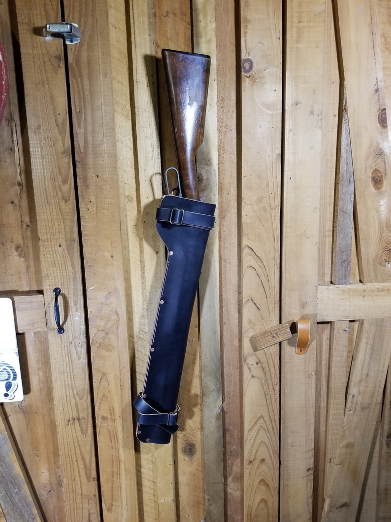 Premium Black Leather Model 94 Lever Action Rifle Scabbard | Etsy