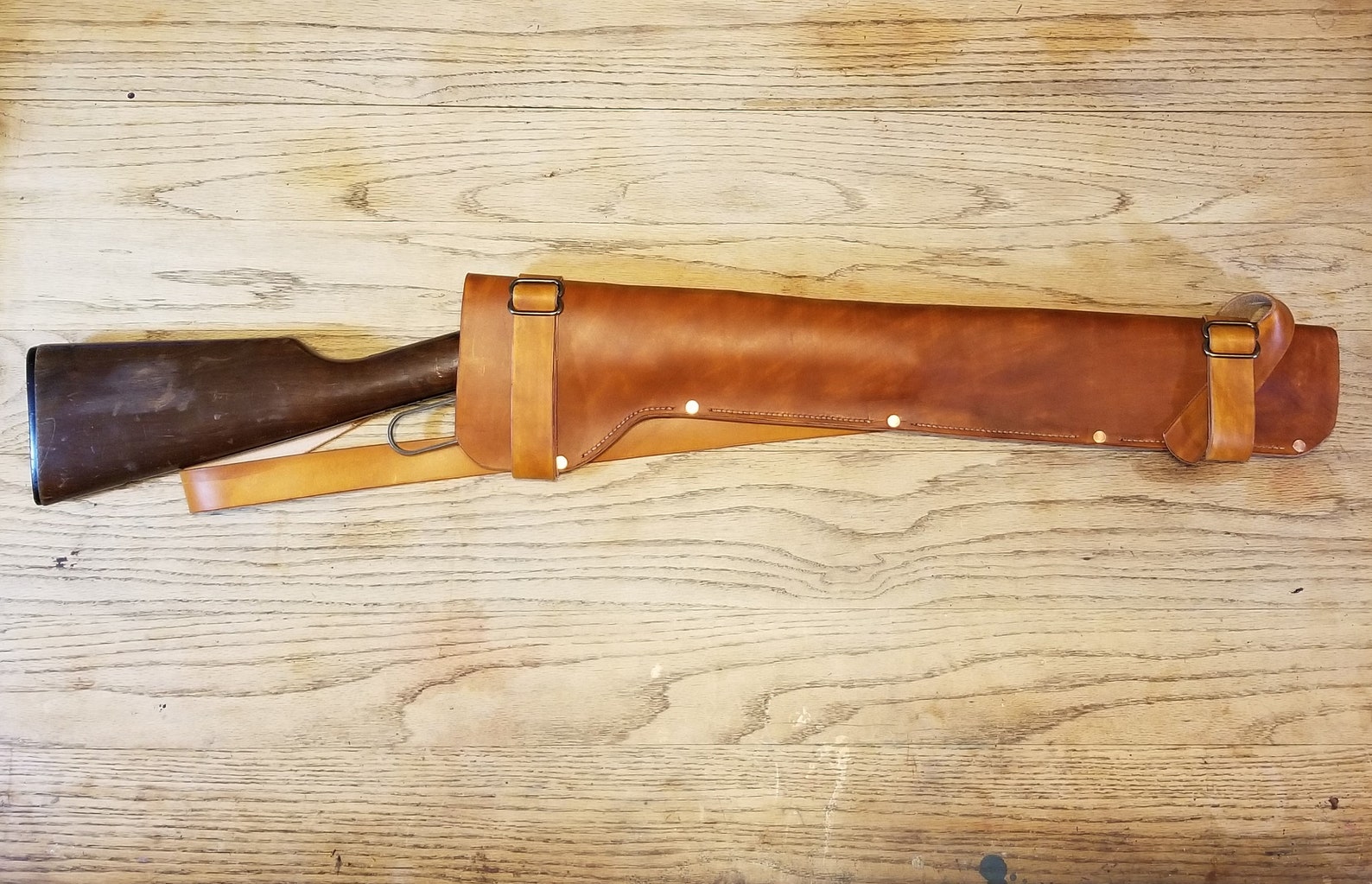 Leather Model 94 Lever Action Rifle Scabbard, Rifle Carrier, Rifle ...