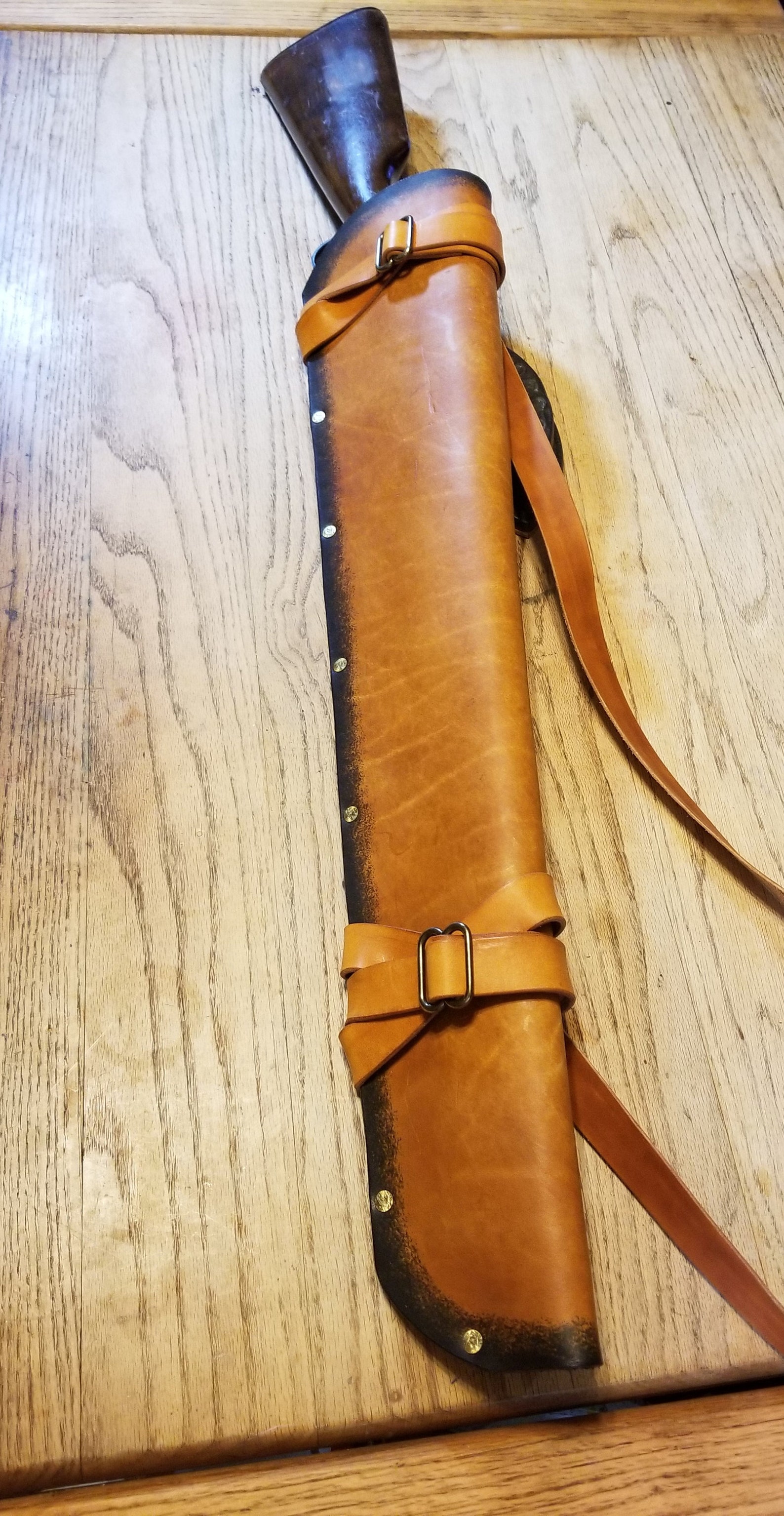 Leather Lever Action Rifle Scabbard Multi Color Rifle | Etsy