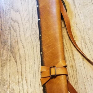 Leather Lever Action Rifle Scabbard Multi Color, Rifle Carrier, Rifle ...