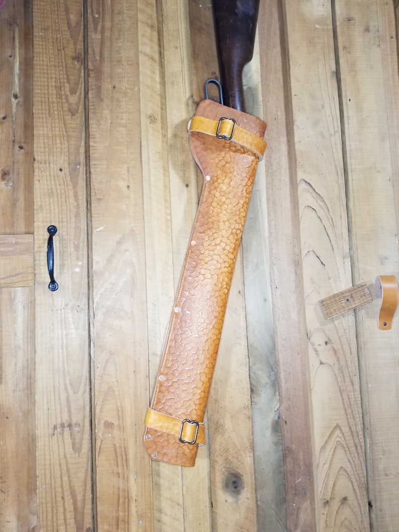 Leather Model 94 Lever Action Rifle Scabbard Hand Tooled | Etsy