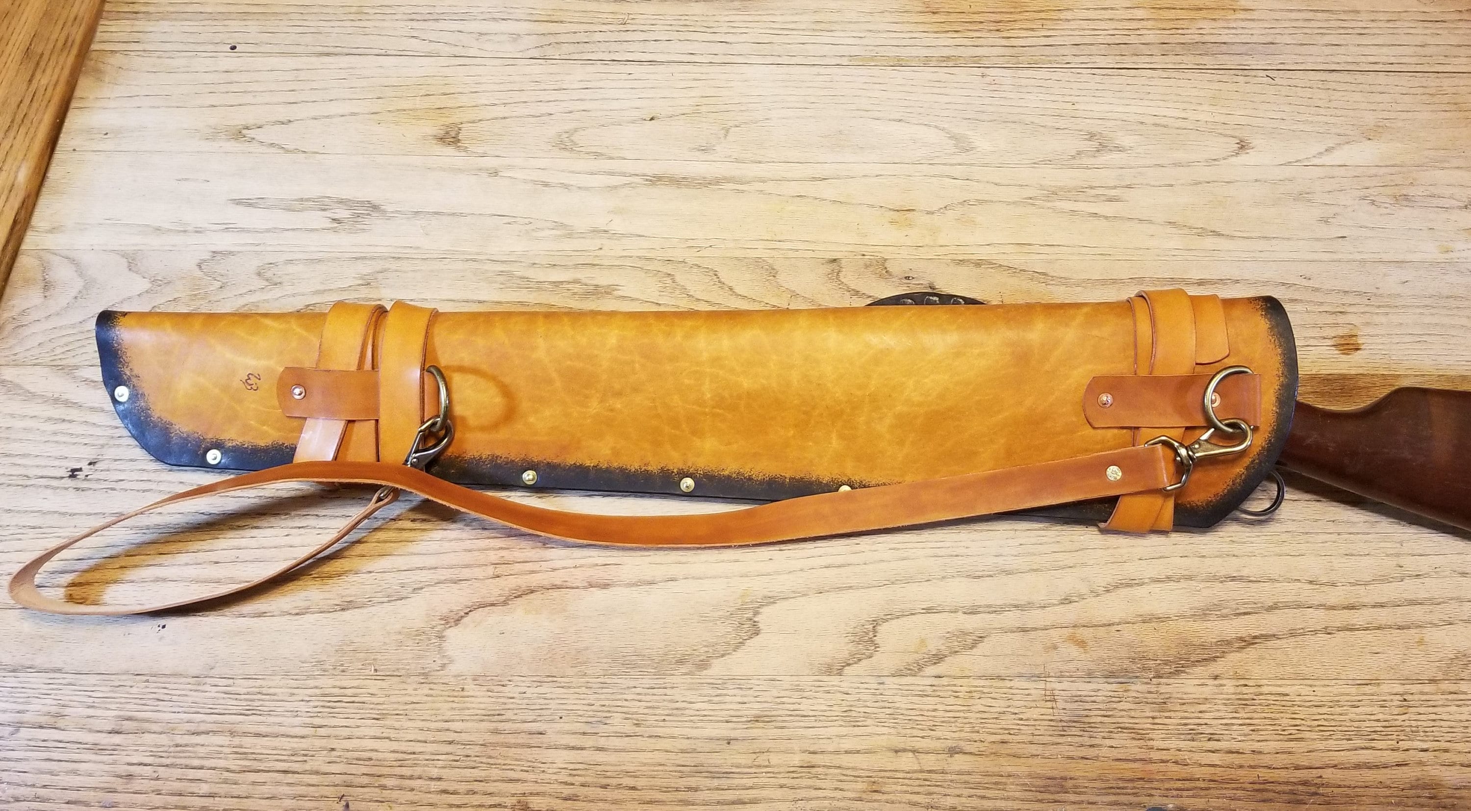 Leather Lever Action Rifle Scabbard Multi Color Rifle - Etsy Canada