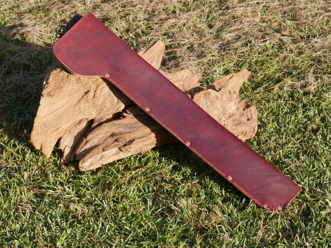 Mahogany Leather Model 94 Lever Action Rifle Scabbard, Rifle Carrier ...