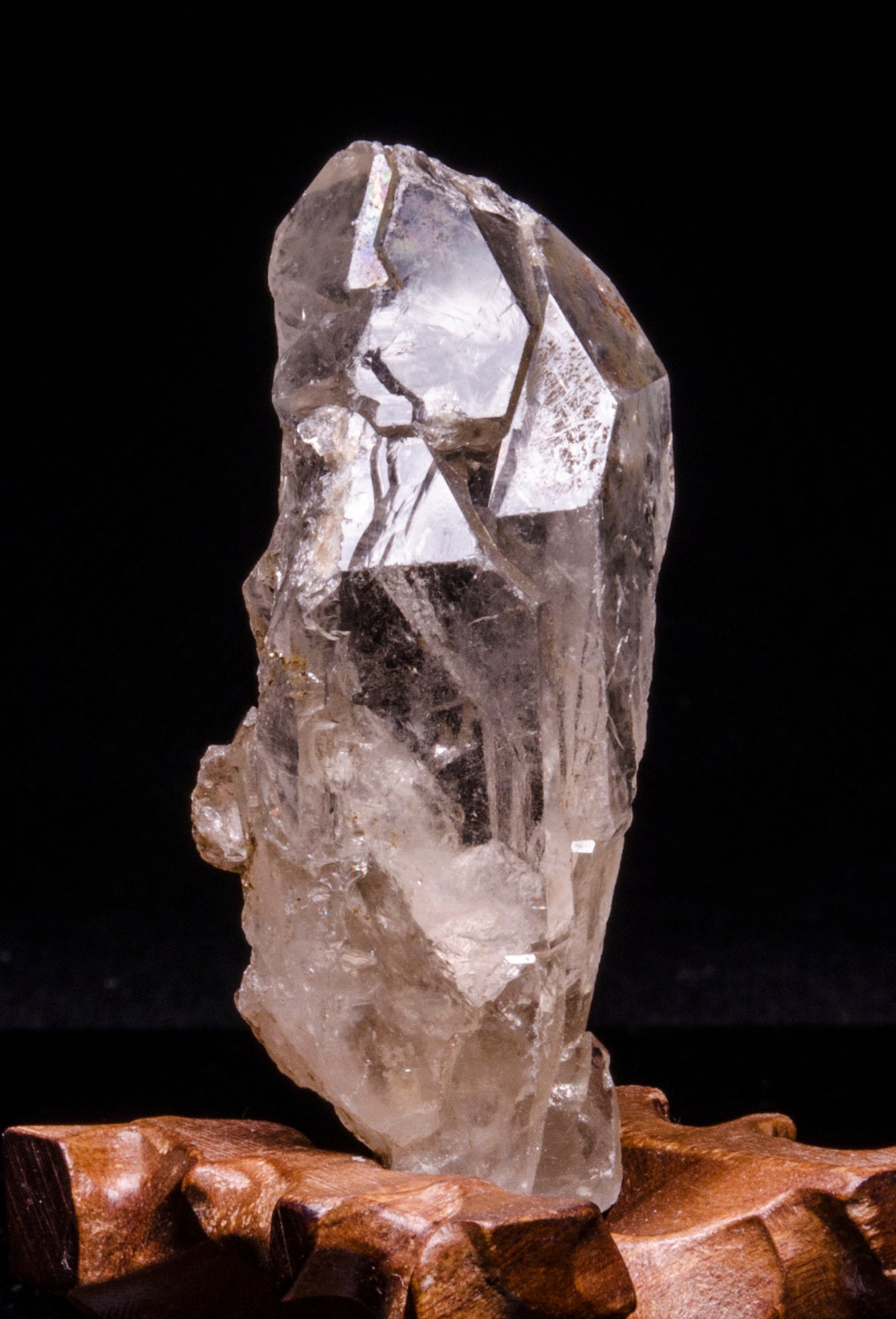 Clear Rainbow Crystal Quartz Point/glass Skin Laser Crystal - Etsy