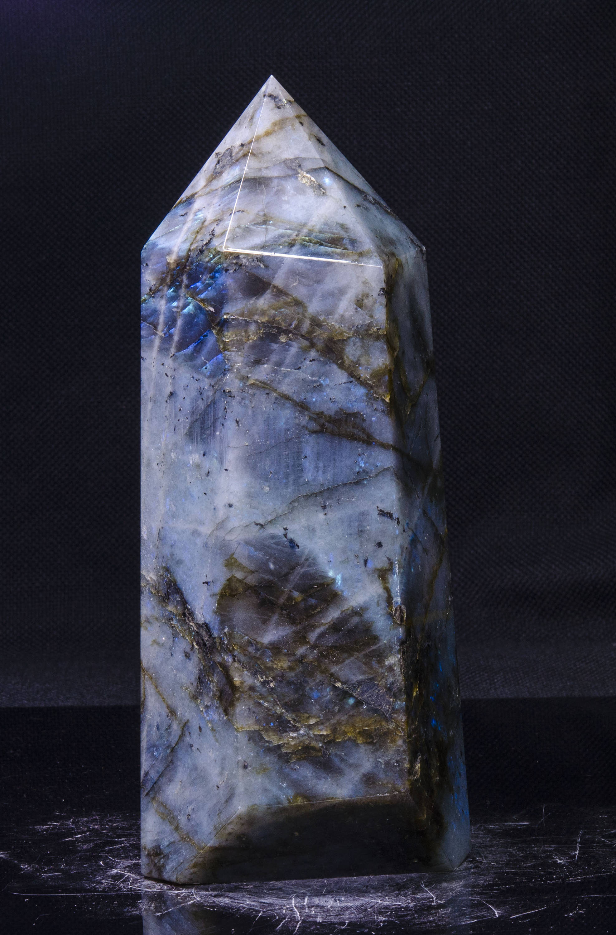 Extra Large Labradorite Point/Shiny Polished Labradorite | Etsy