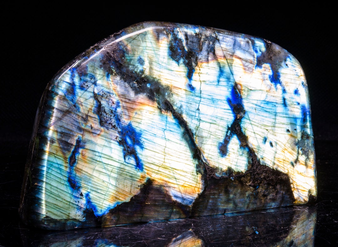 EXTRA LARGE Natural Labradorite Decor/shiny Polished Labradorite ...