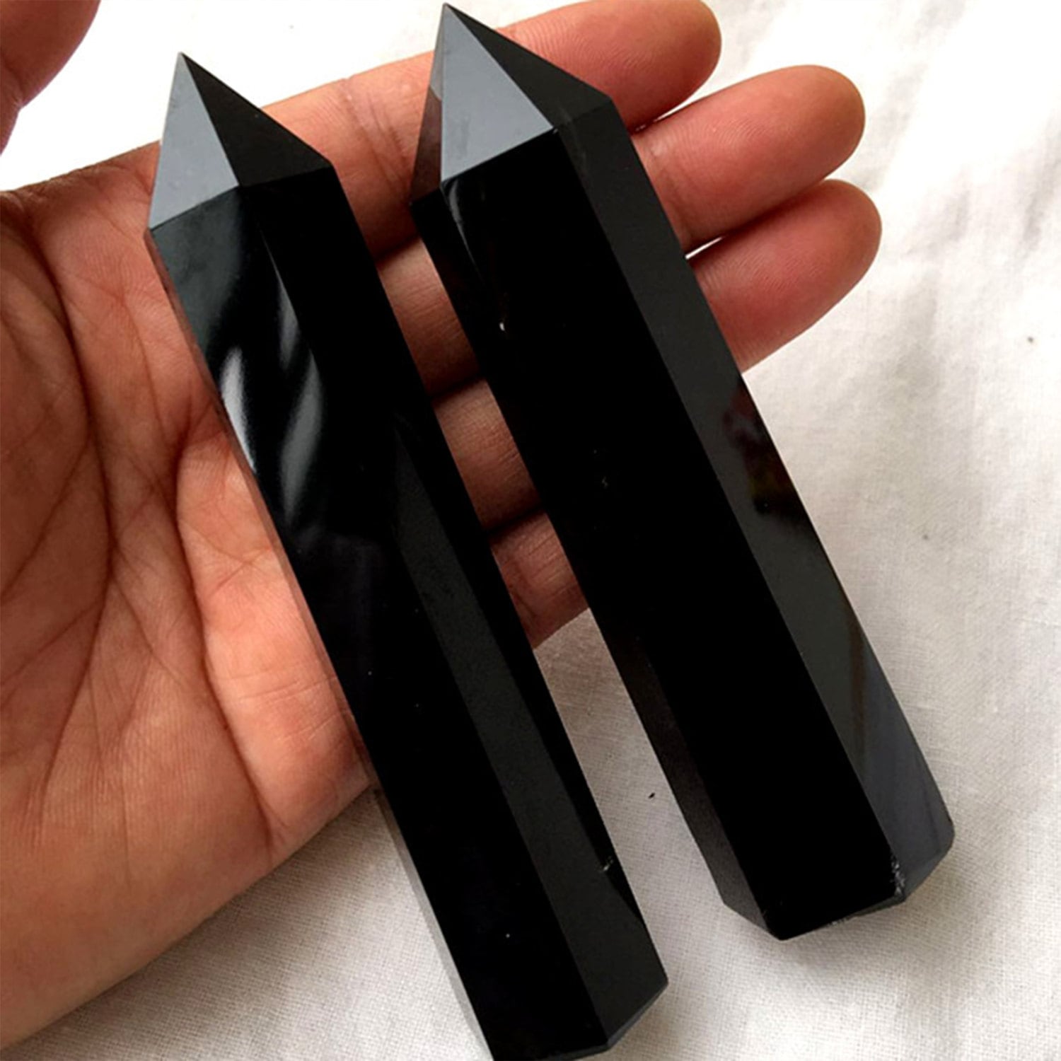 Best Obsidian Crystal Tower/obsidian Crystal Point/healing - Etsy
