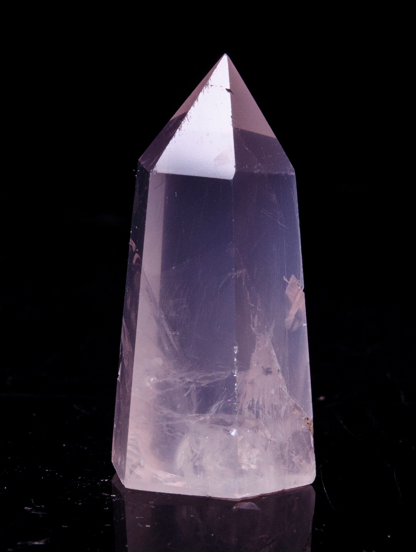 Natural Clear Rose Quartz Point/rose Quartz Tower/pink - Etsy Singapore