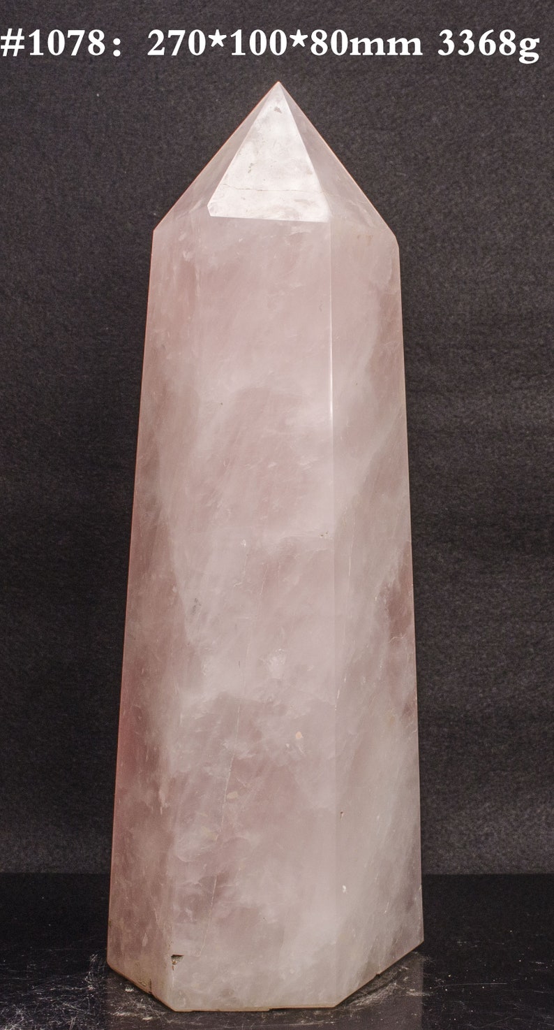 Extra Large Rose Quartz Point/rose Quartz - Etsy Extra Large Rose Quartz Point/rose Quartz - Etsy