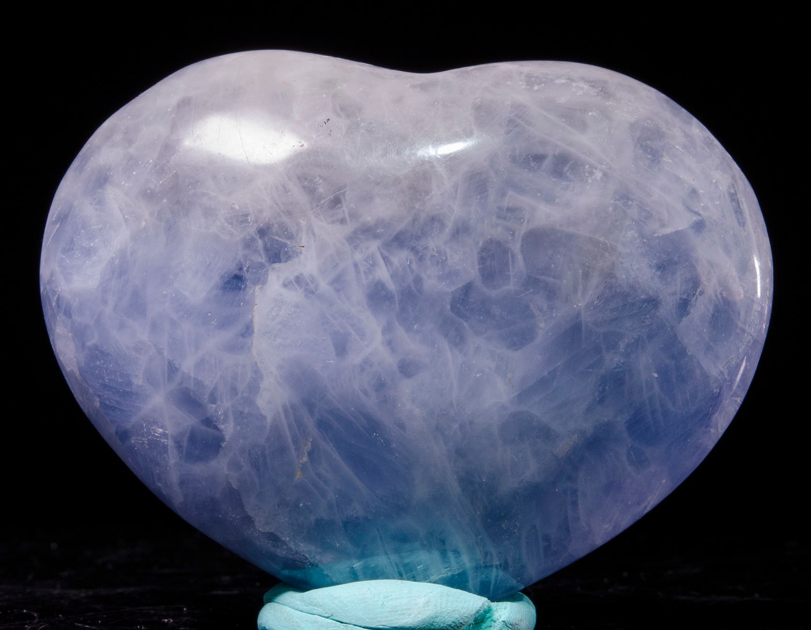 Best Natural Blue Celestite Heart/heart Shaped Blue Stone/celestite ...