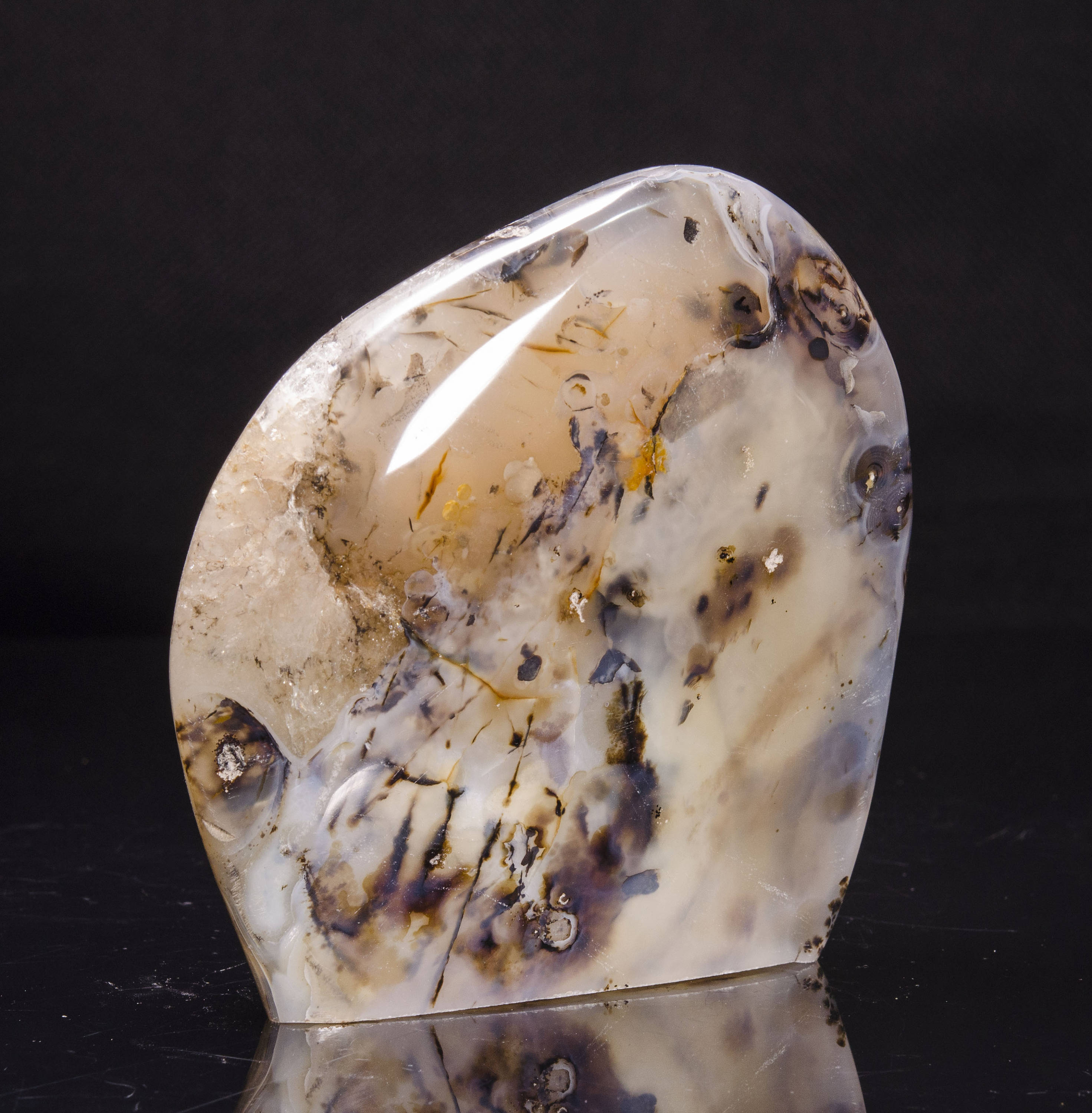 Extra Large Standing Polished Agate Slice Home Stone/agate | Etsy