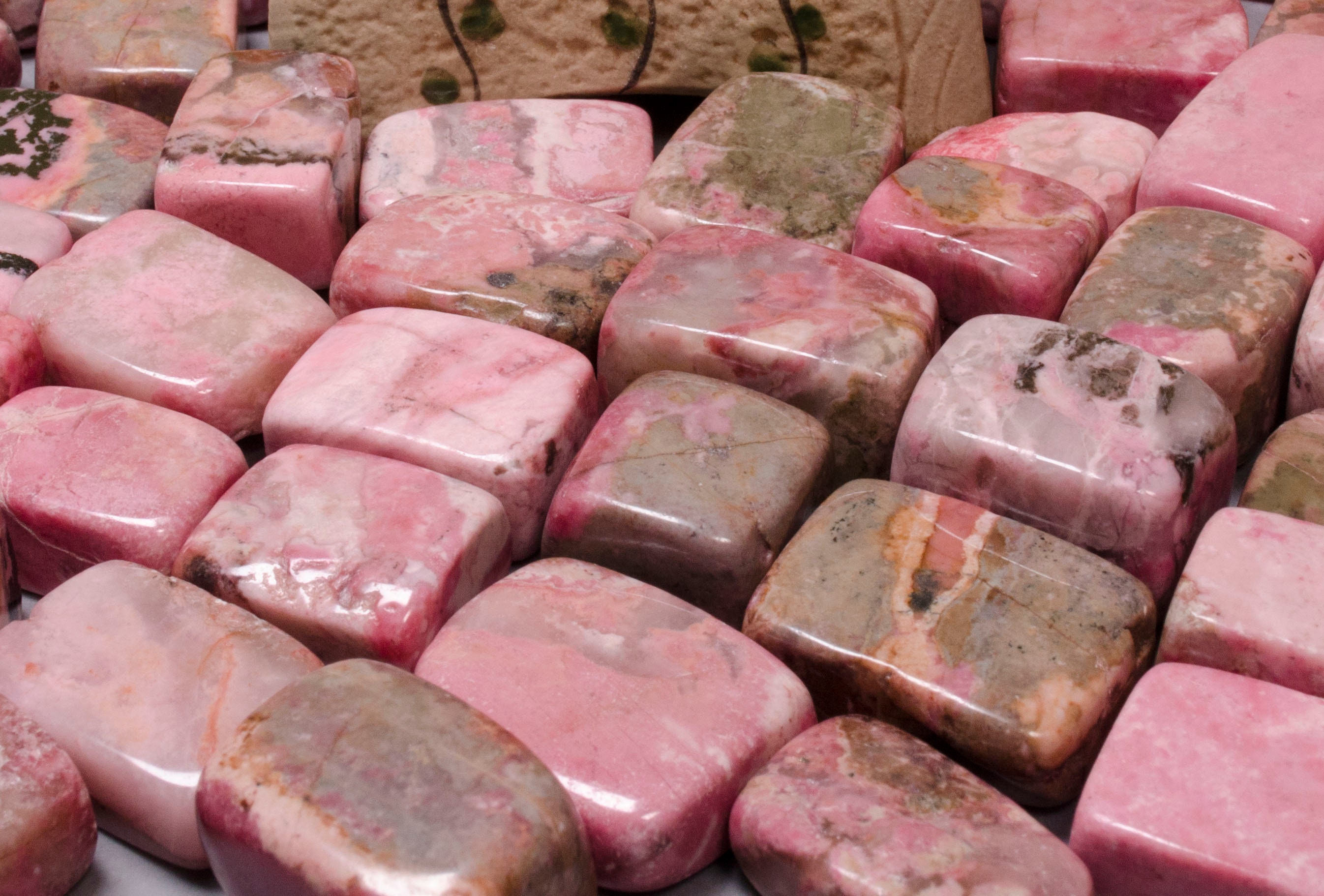 Bulk Sale Natural Rhodonite Crystal Quartz Loosegemstone for - Etsy