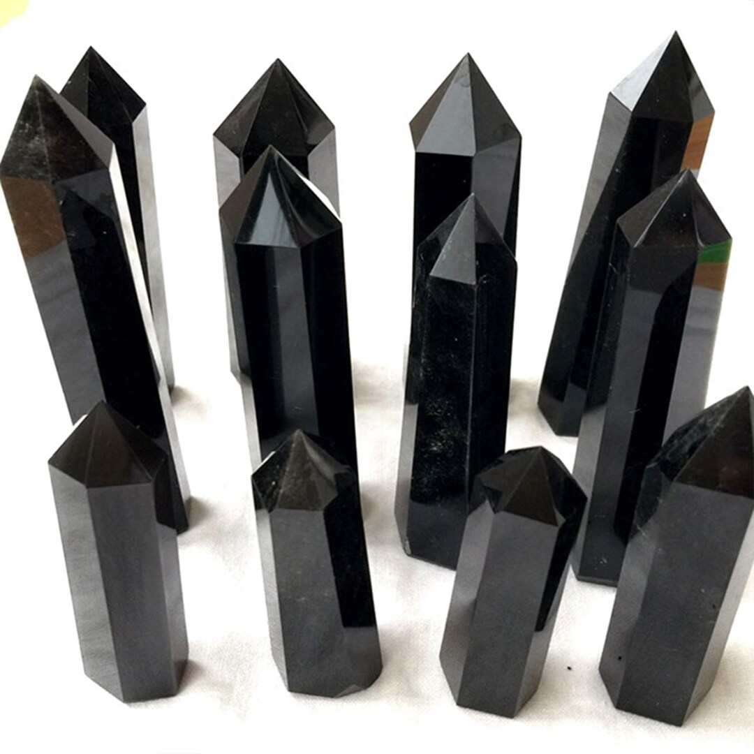 Best Obsidian Crystal Tower/obsidian Crystal Point/healing Crystal(size ...