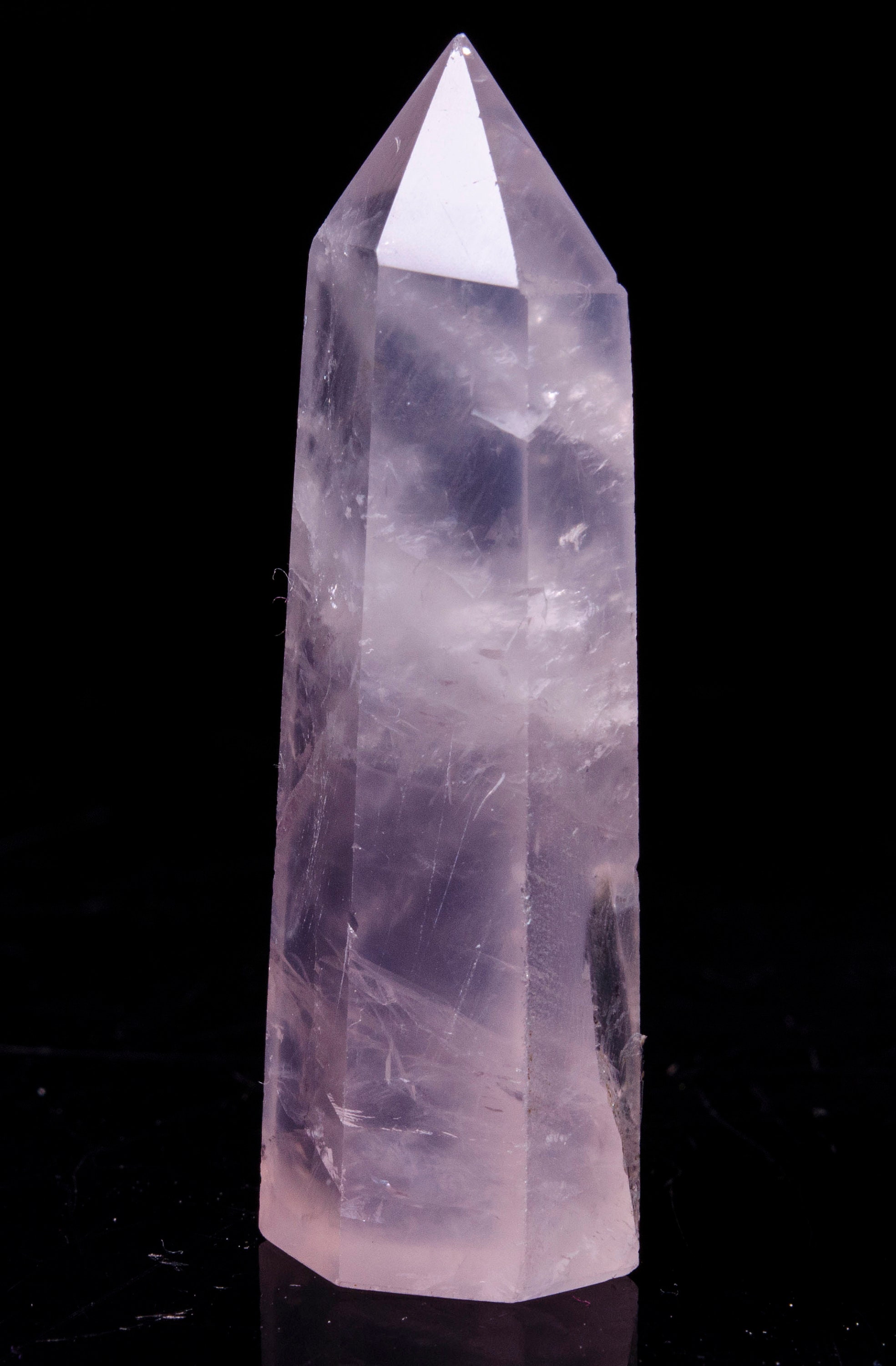 Natural Clear Rose Quartz Point/rose Quartz Tower/pink Stone/pink ...