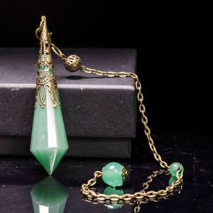 AAAAA Aventurine Quartz Pendulum/dowsing Tool for Chakra/reiki ...