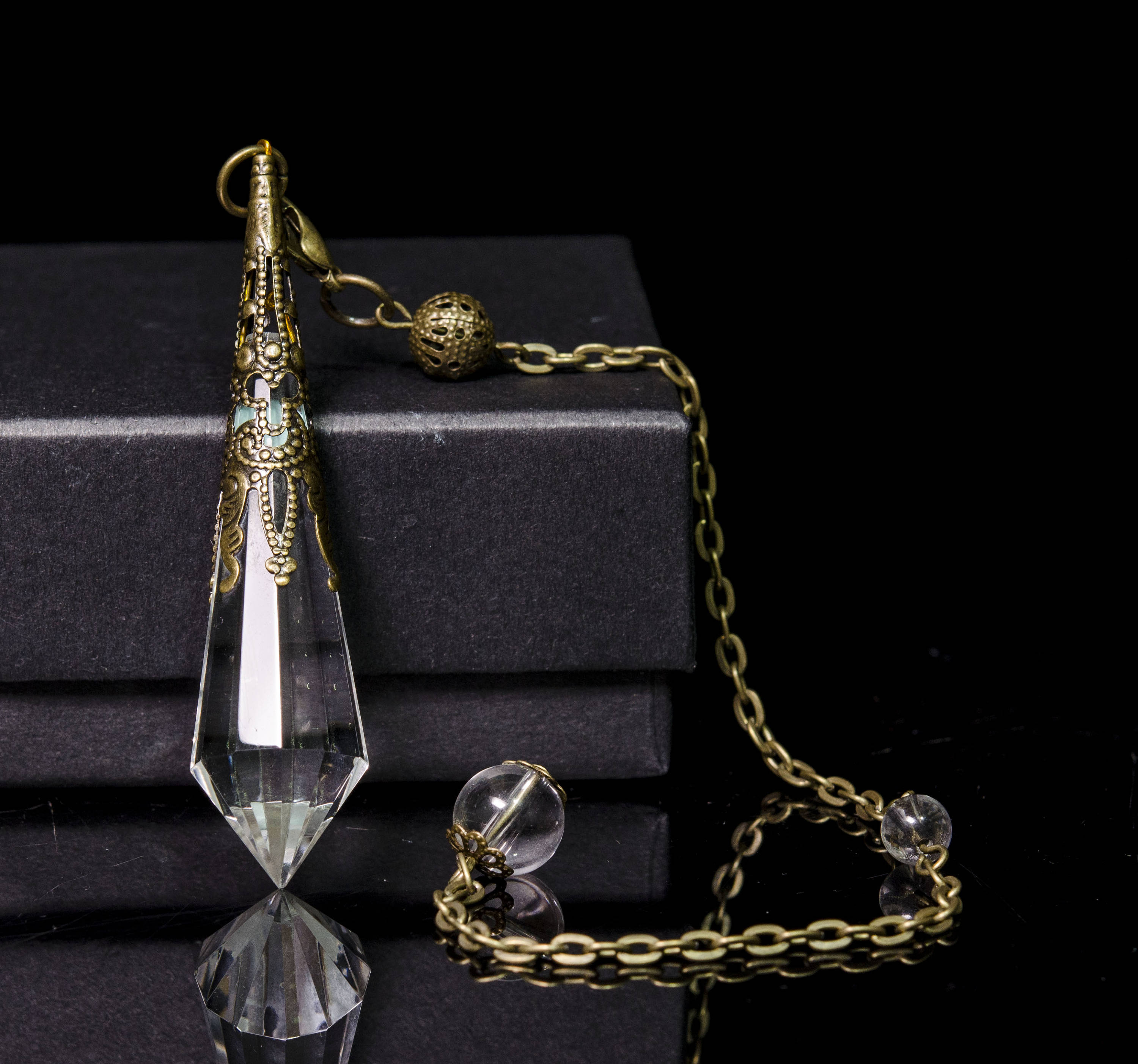 AAAAA Clear Crystal Quartz Pendulum/dowsing Tool for - Etsy