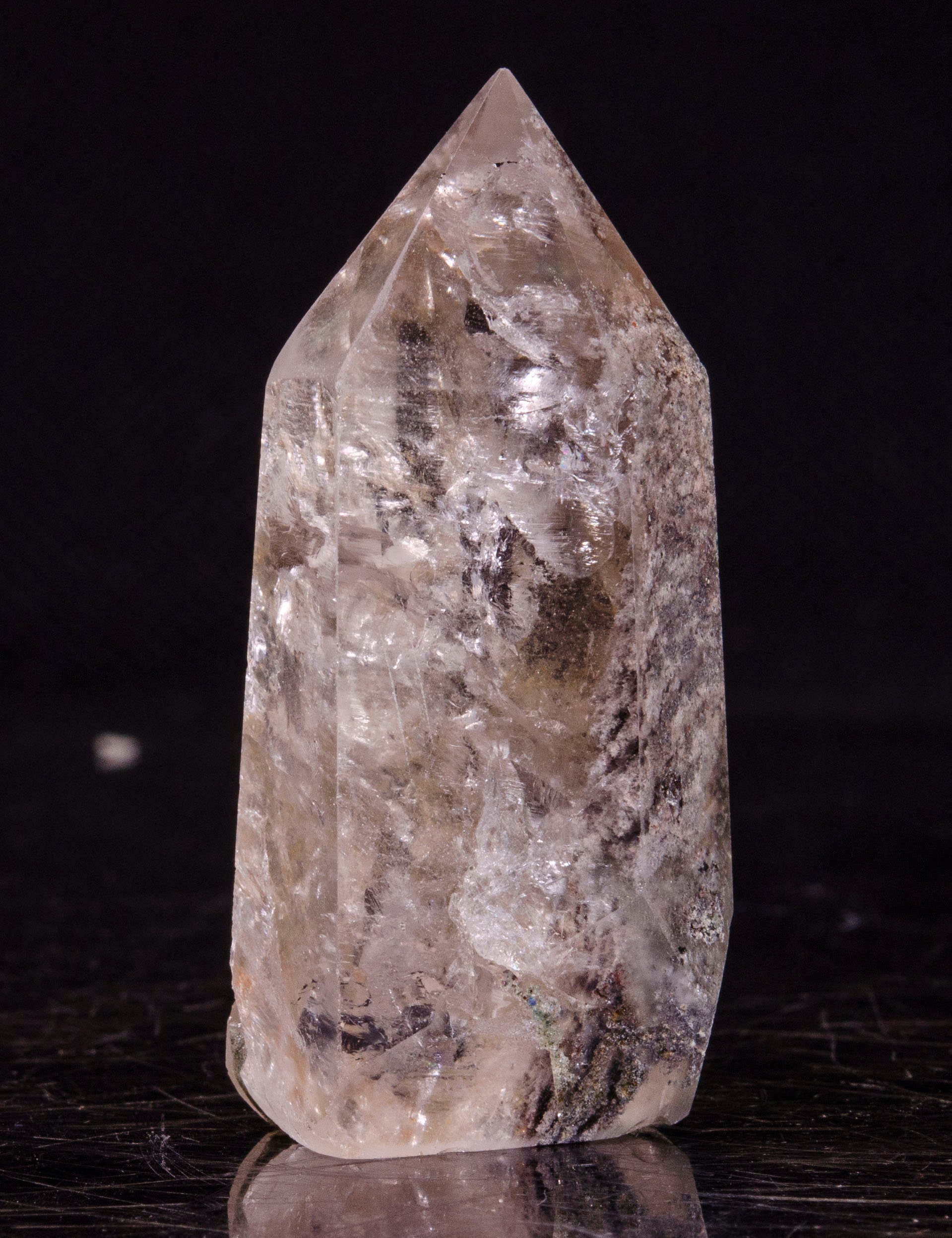 Natural Clear White Phantom Crystal Quartz Tower/clear Quartz Point ...