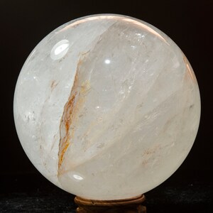 5.8"extra LARGE Natural Best Clear Quartz Crystal Sphere/hand Carved ...
