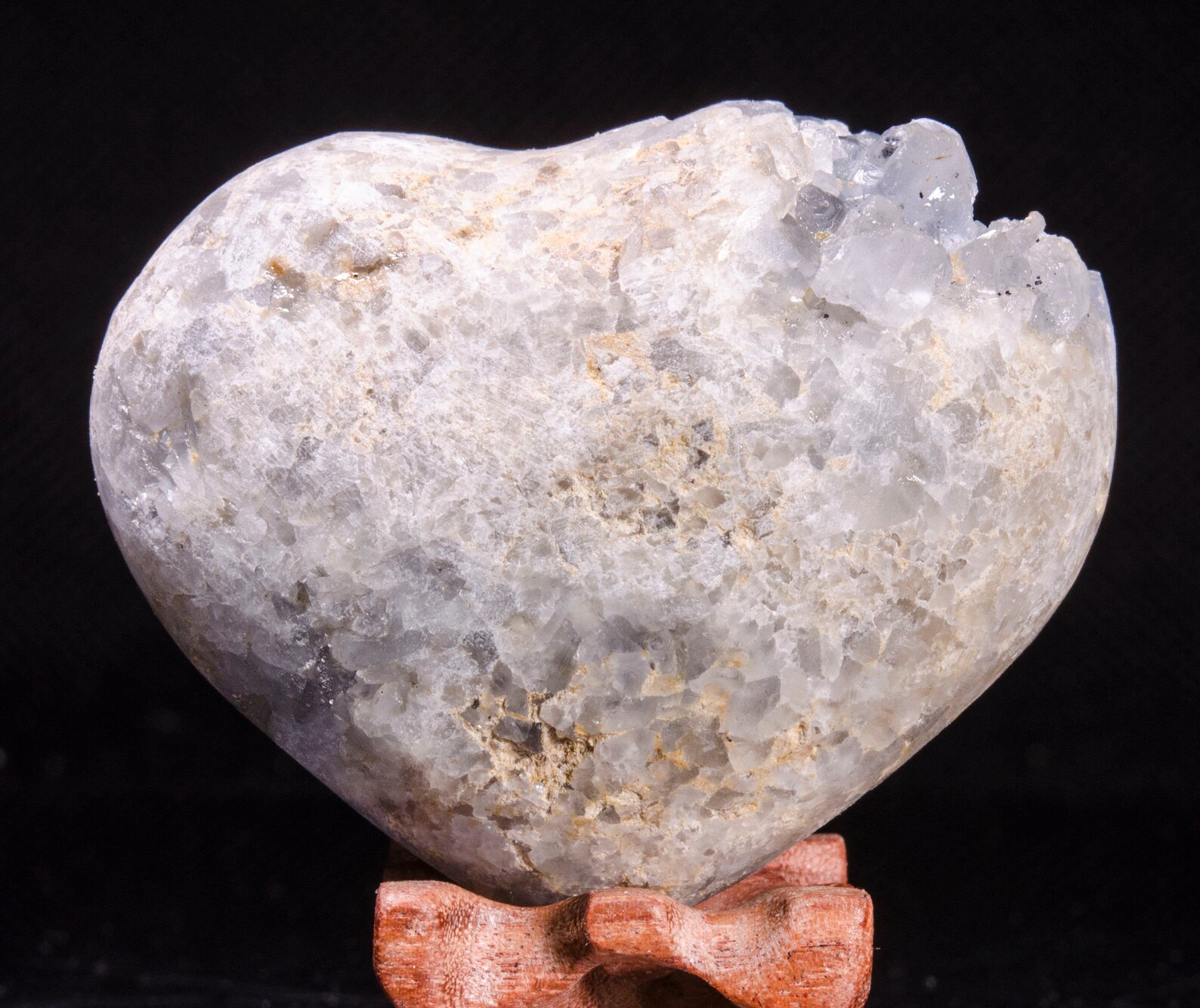 Blue Celestite Heart Geode/ Blue Geode Cluster/celestite Heart/blue ...