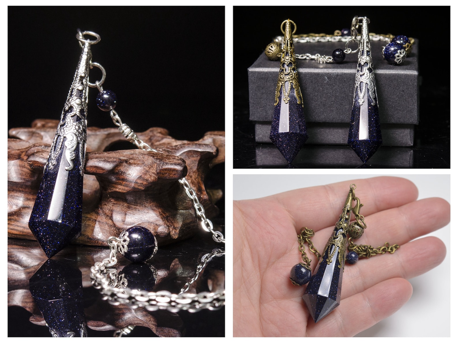 Clear Amethyst Pendulum/dowsing Tool for Chakra/reiki/balancing ...