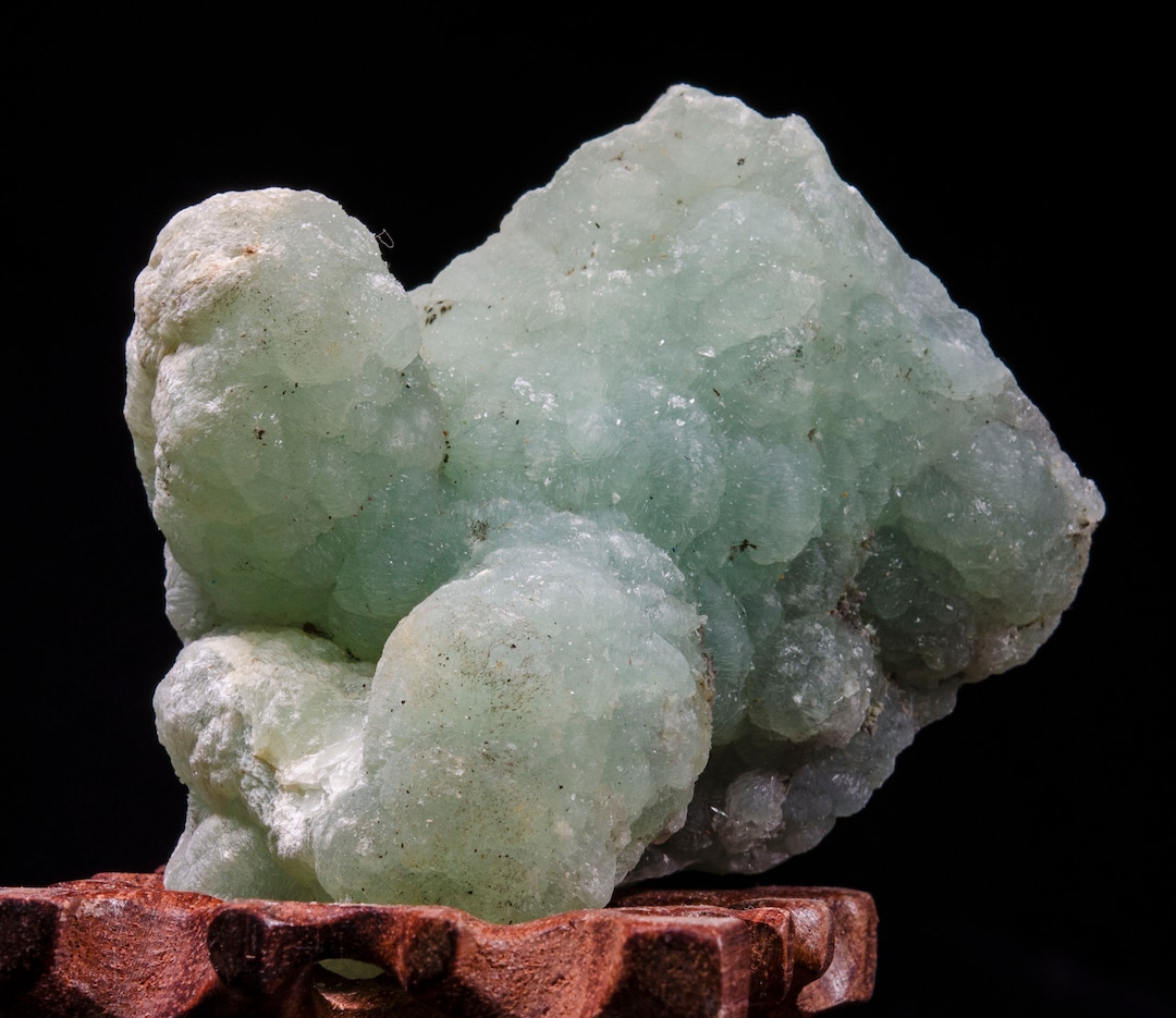 Green Prehnite Crystal Cluster/mineral Specimen With Epidote/rare Green ...