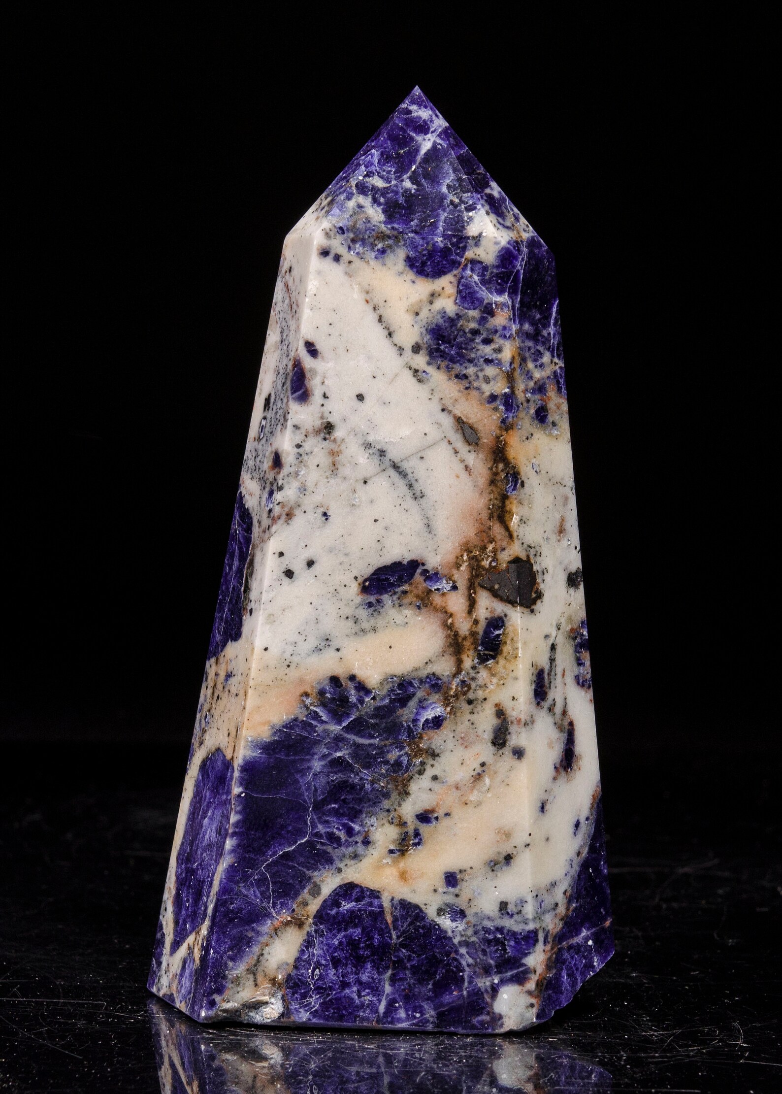 Natural Polished Blue Sodalite Tower/sodalite - Etsy