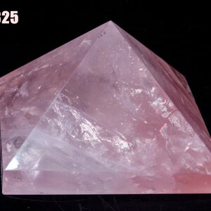 Extra Large Best Rose Quartz Pyramid/rose Crystal Pyramid/healing ...