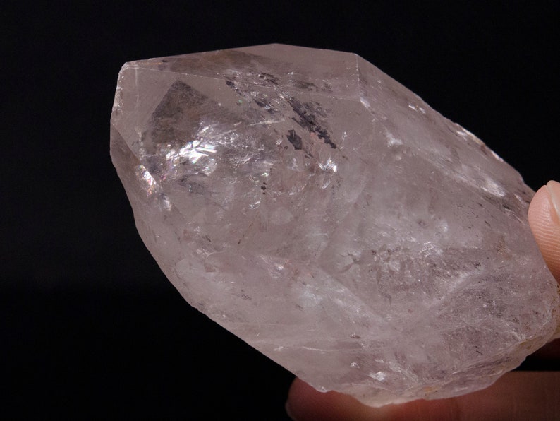 Double Points Rainbow Clear Rainbow Crystal Quartz - Etsy