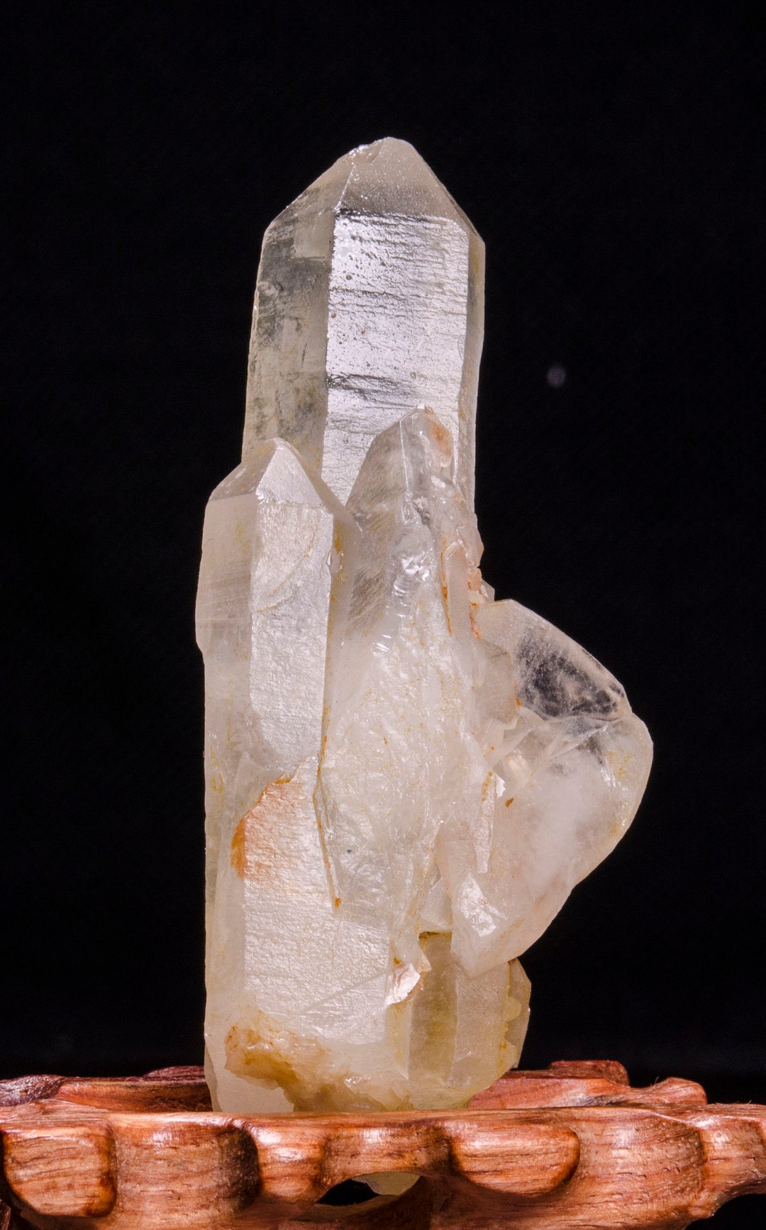 Himalaya Clear Multi Terminated Crystal Quartz Point/glass Skin Laser ...