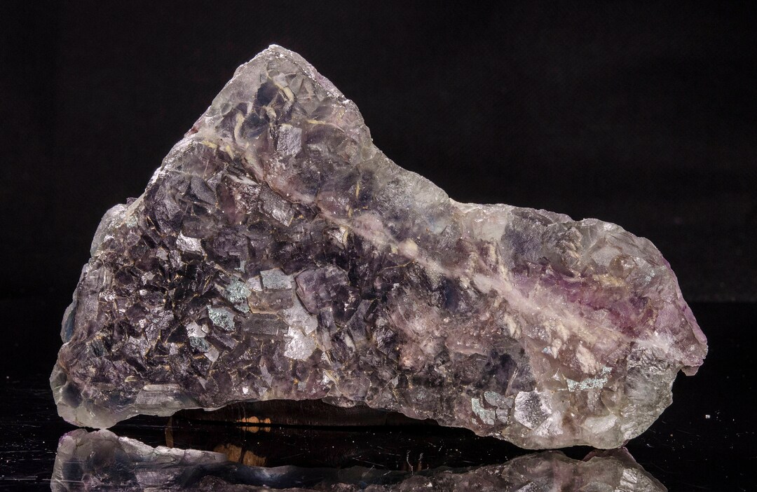 Large Purple Green Fluorite Cluster/rainbow Fluorite Rock/meditation ...
