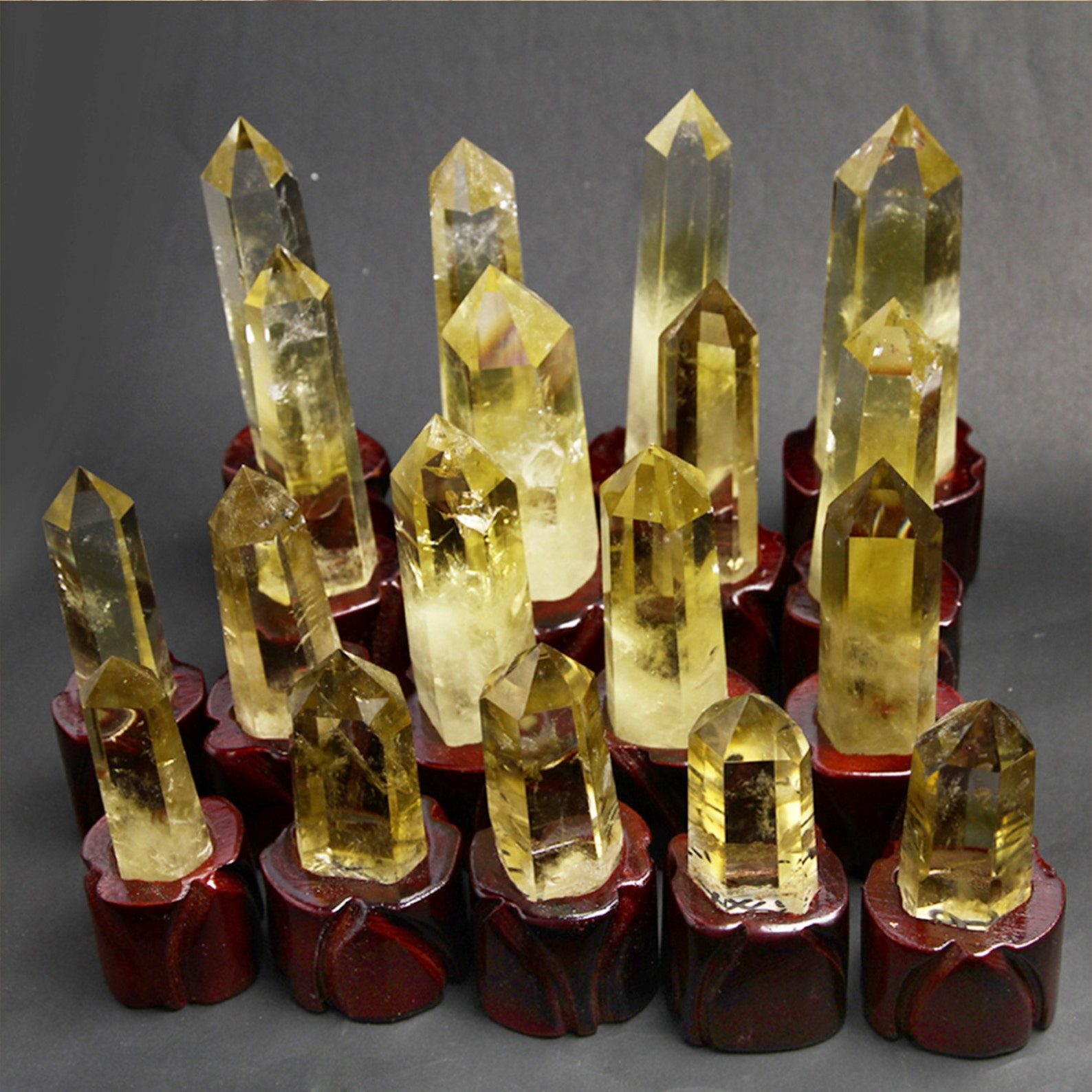 Extra Large Citrine Point/citrine Tower/citrine Wand/gridsize:,60mm ...