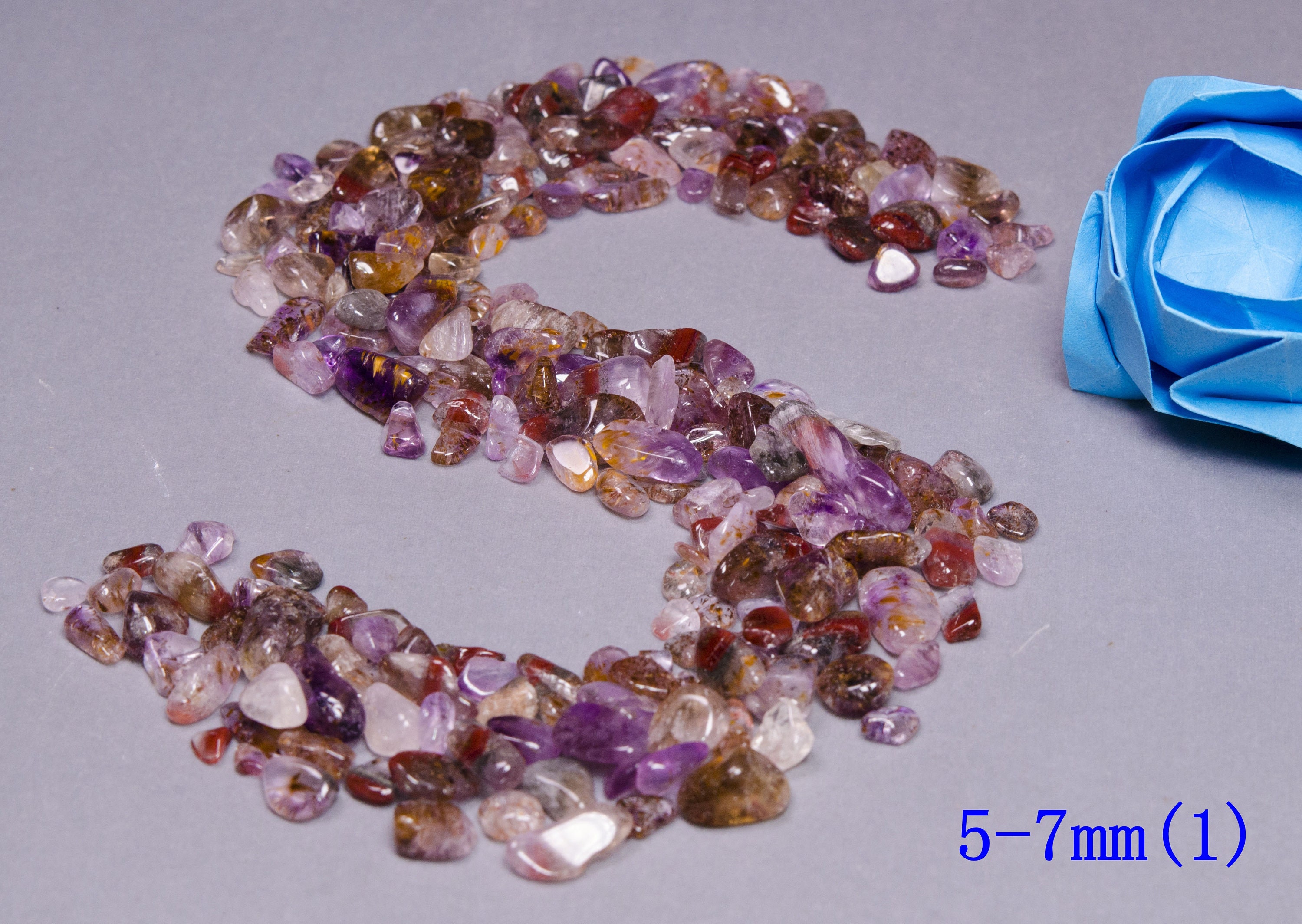 Natural Super 7 Crystal Quartz Stone/super 7 Quartz Chip - Etsy