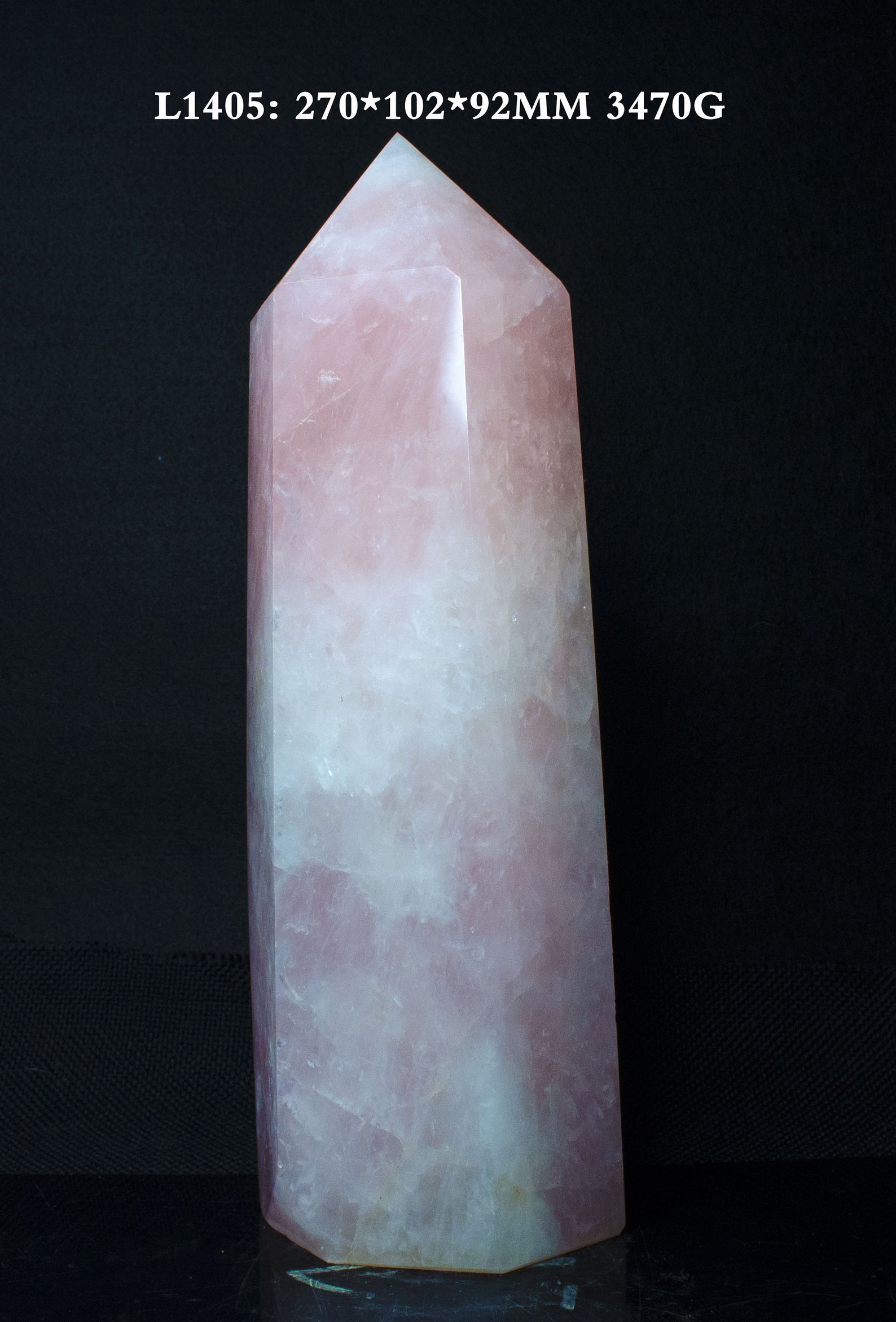 Extra Large Rose Quartz Point/rose Quartz Tower/wand/(size:,60mm,70mm ...