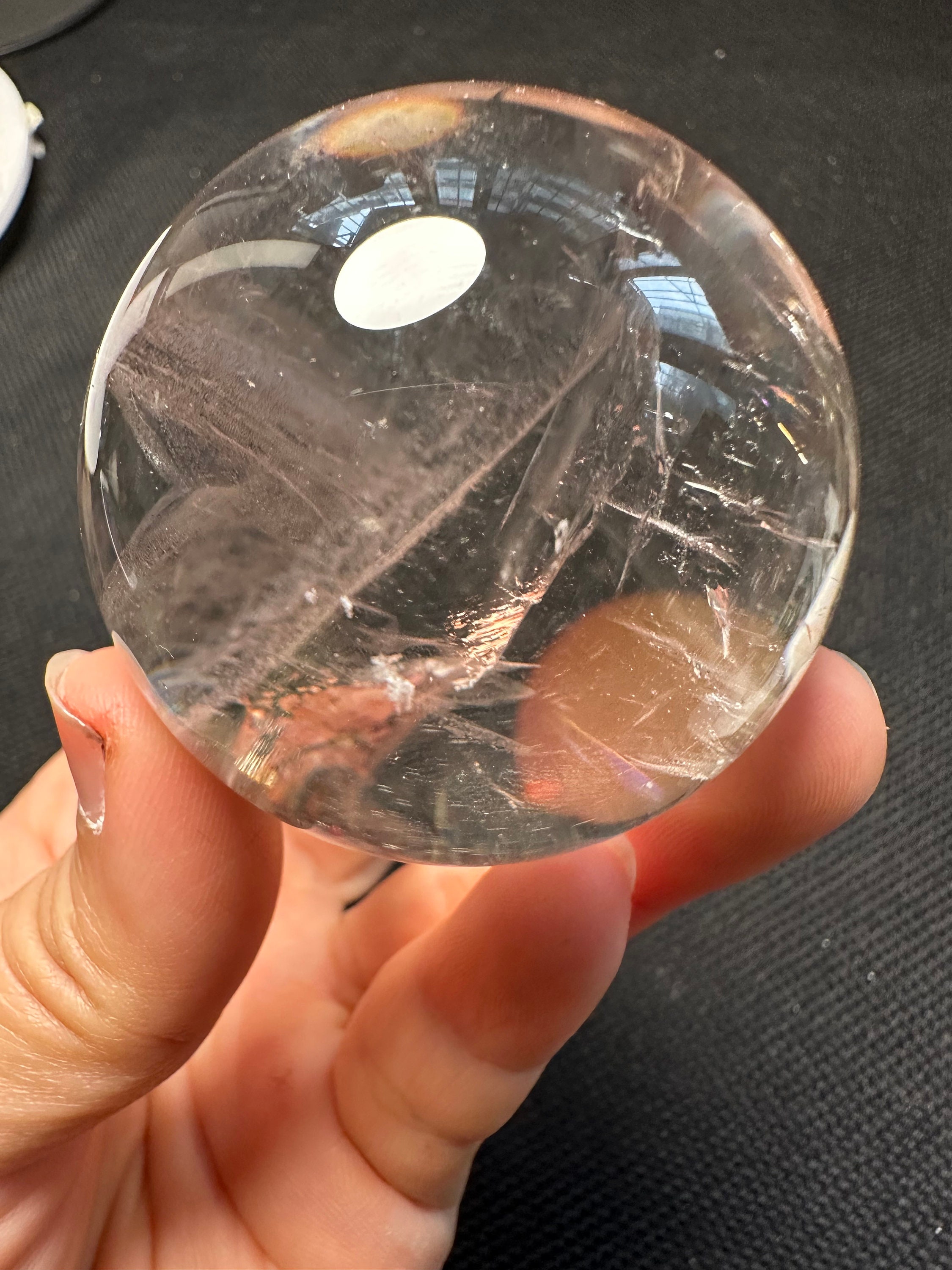 52mm Super Himalayan Rainbow Crystal Ball/energy Transparency Rainbow ...