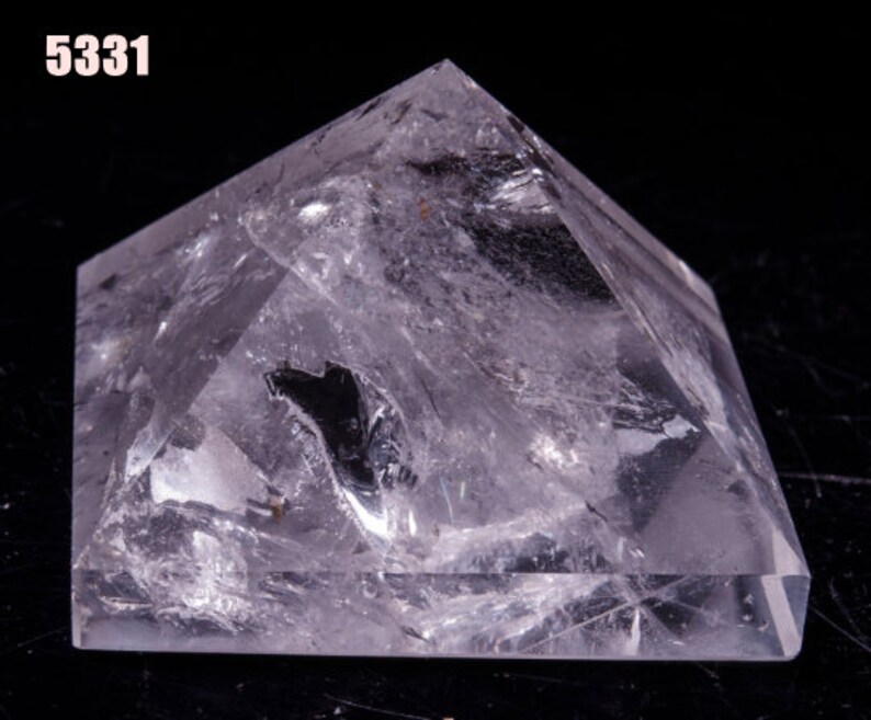 Extra Large Best Clear Quartz Pyramid/clear Crystal Pyramid/healing ...