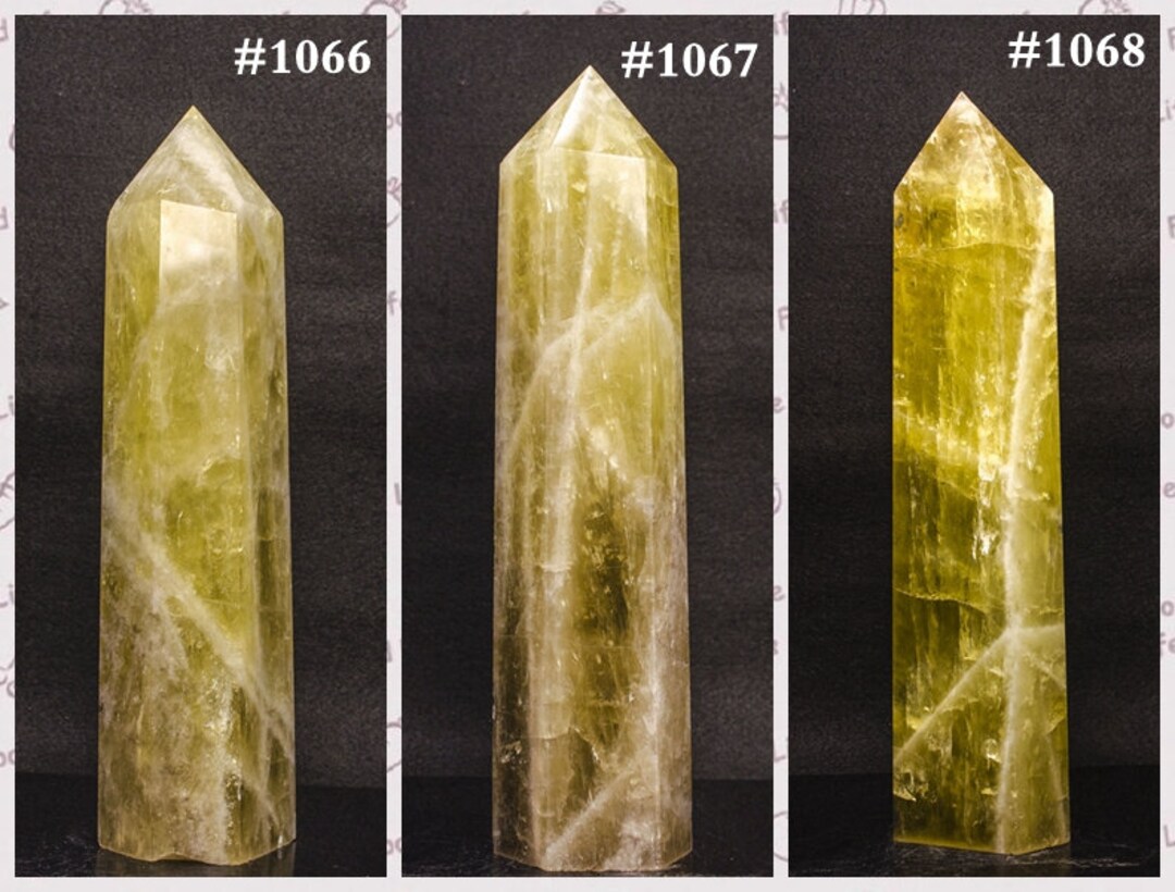 EXTRA LARGE Natural Lemon Citrine Tower/point/collection/home Decor ...