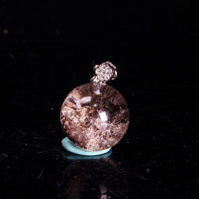 Natural Clear Phantom Quartz Sphere/garden Crystal Ball/scenic - Etsy