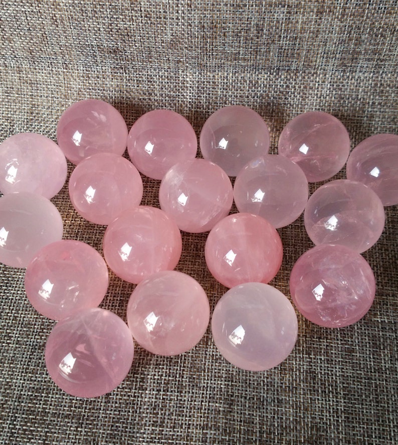 High Quality Rose Quartz Crystal Sphere/hand Carved Rose Crystal Ball ...