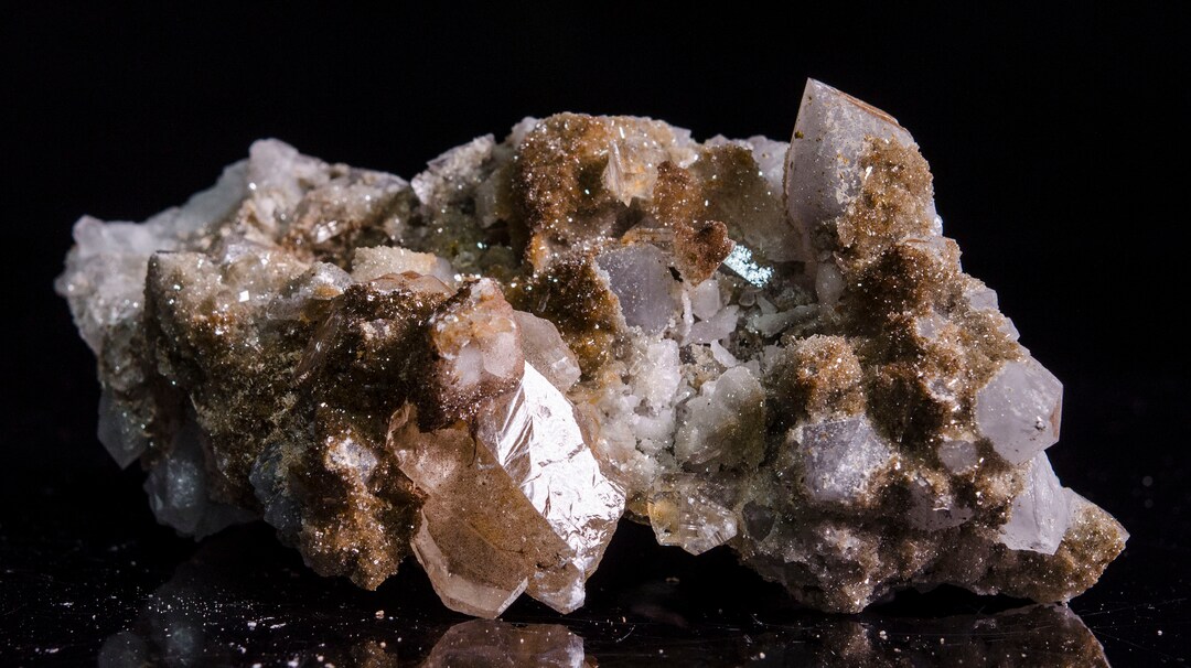 Gold Calcite Crystal Cluster/natural Calcite Cluster/calcite Gemstone ...