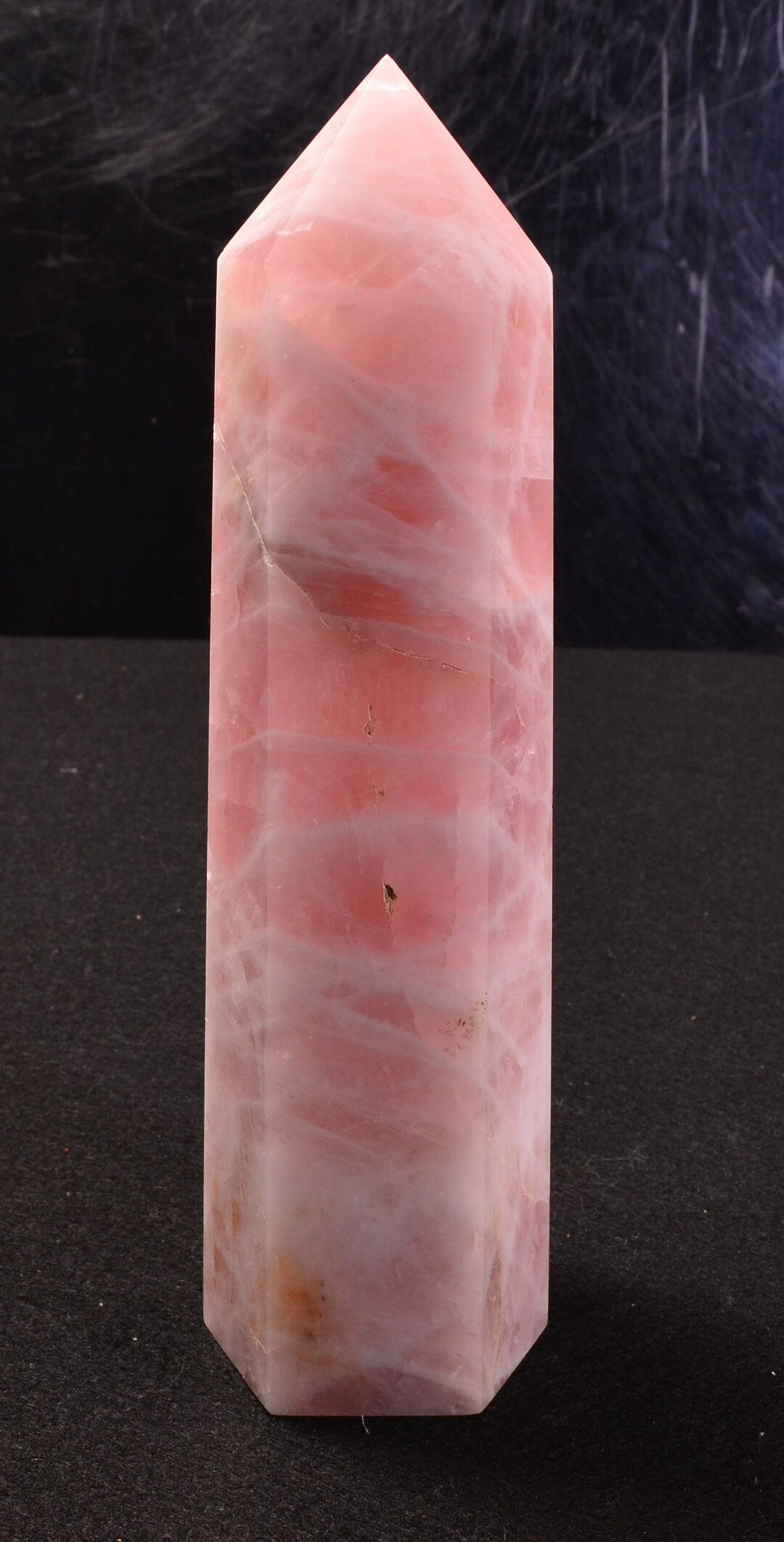 LARGE NATURAL Rose Crystal Tower,pink Quartz Tower,crystal Decor,height ...