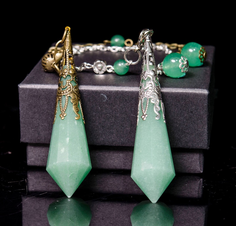 AAAAA Aventurine Quartz Pendulum/dowsing Tool for - Etsy