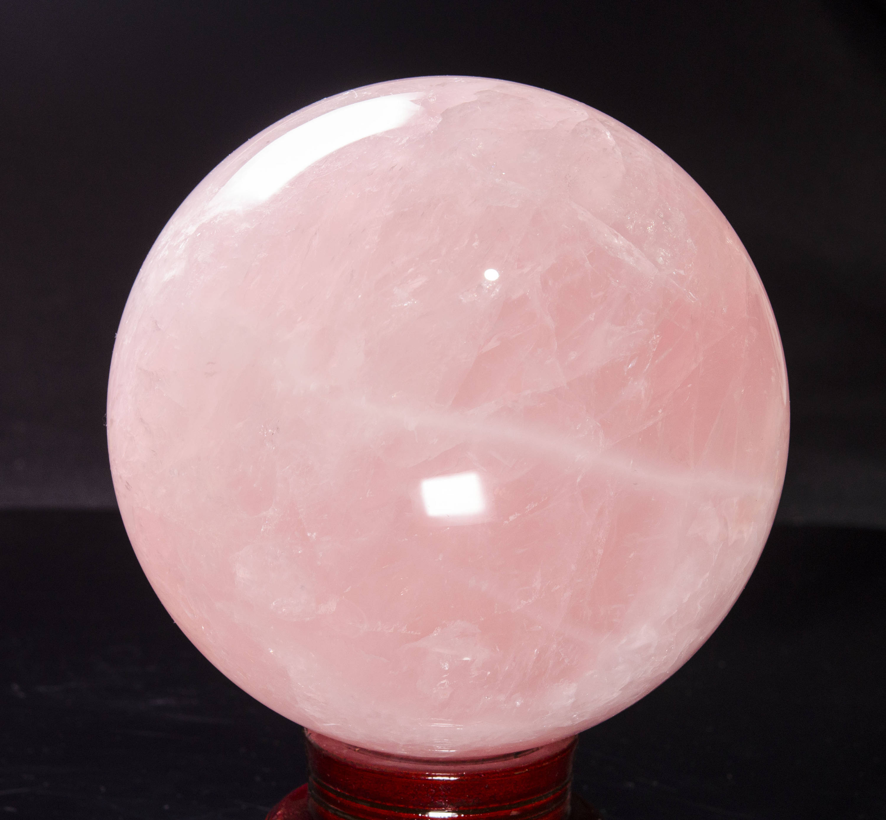 6.8Extra Large Rose Quartz Crystal Sphere/Pink Rose | Etsy