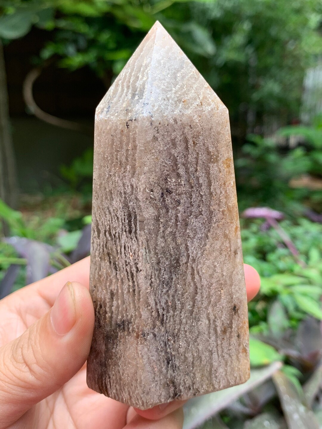 107mm Natural Thousand Layer Quartz Obelisk/thousand Layer Phantom ...