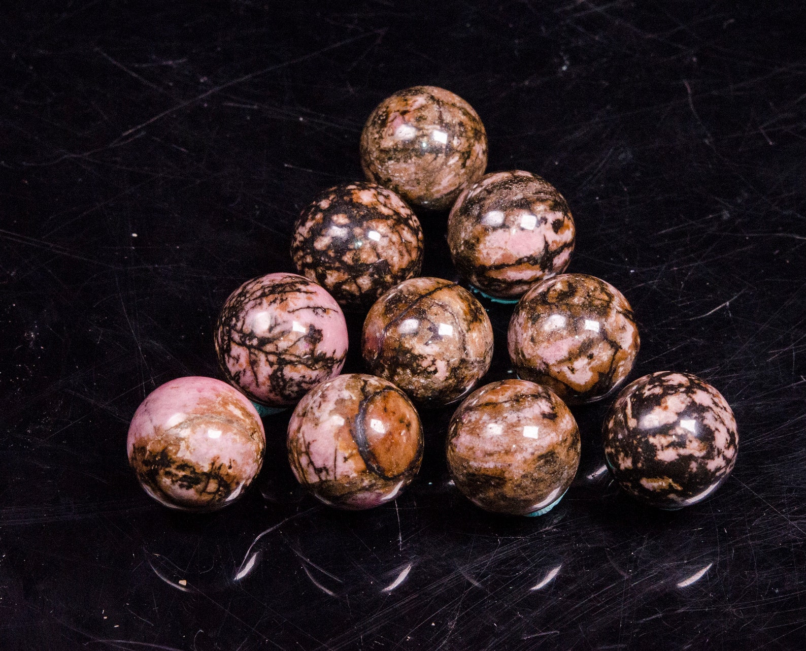 High Quality Rhodonite Crystal Quartz Ball/rhodonite Crystal - Etsy