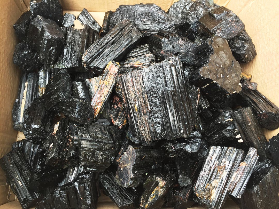 Black Tourmaline/healing Crystal Rods/protection Crystal/grounding ...