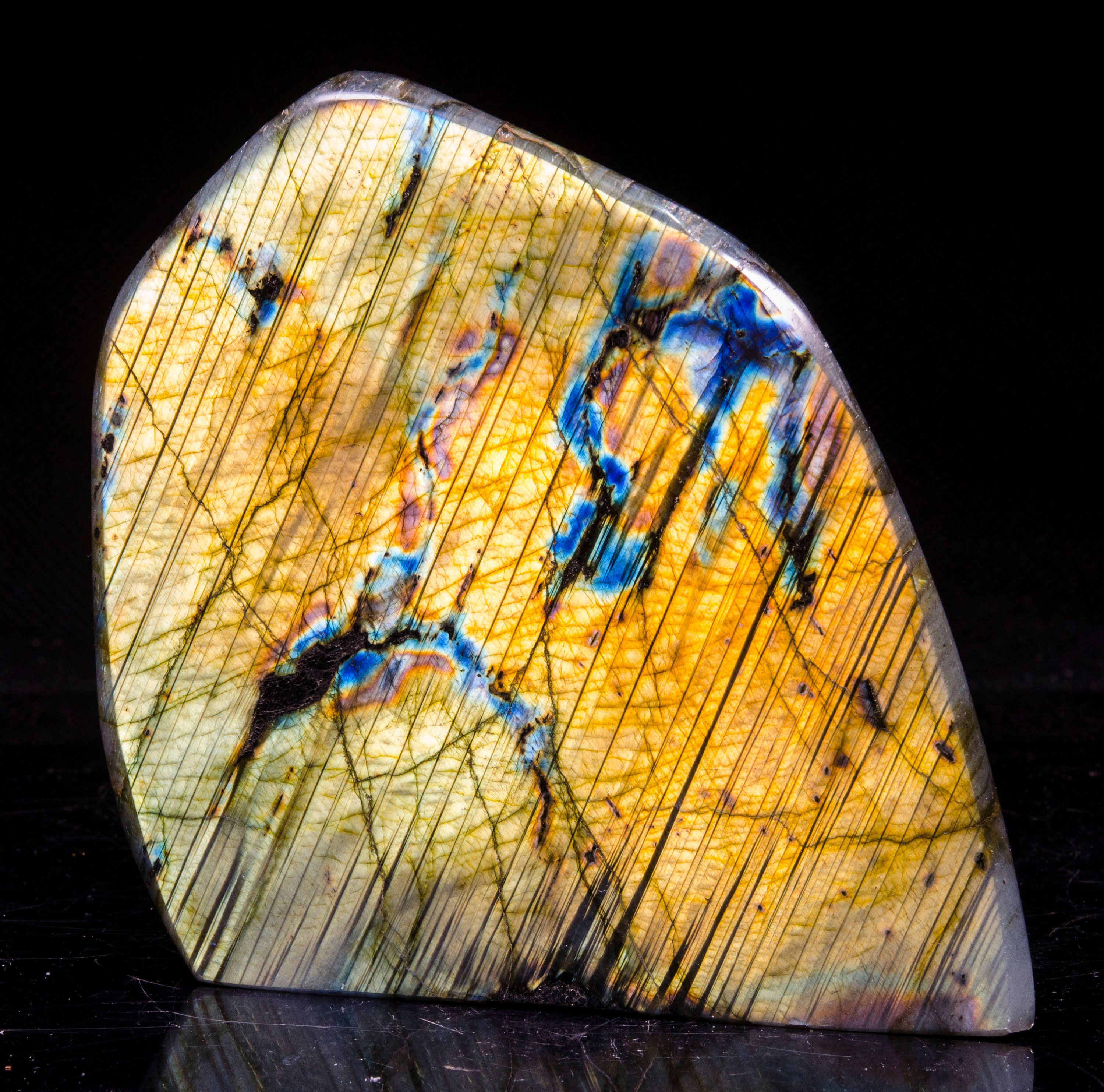 EXTRA LARGE Natural Labradorite Decor/shiny Polished Labradorite ...