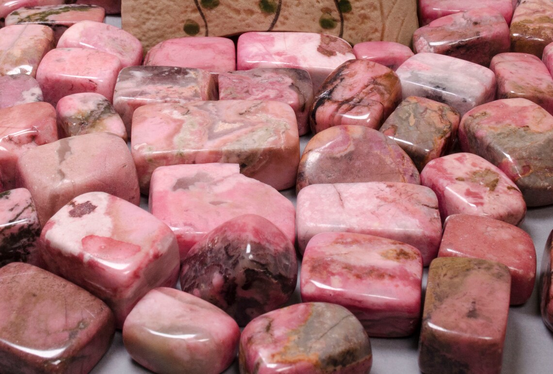 Bulk Sale Natural Rhodonite Crystal Quartz Loosegemstone for - Etsy