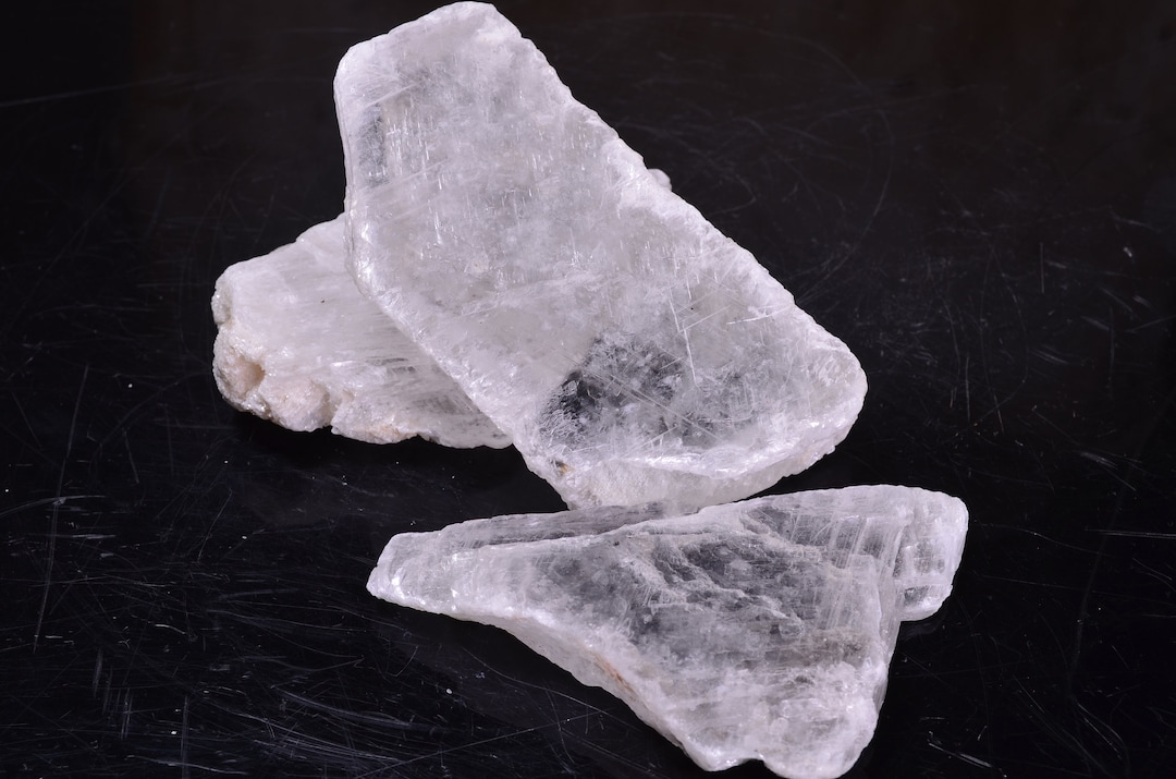 Natural Clear White Selenite Pieces,selenite Chunks,white Quartz - Etsy